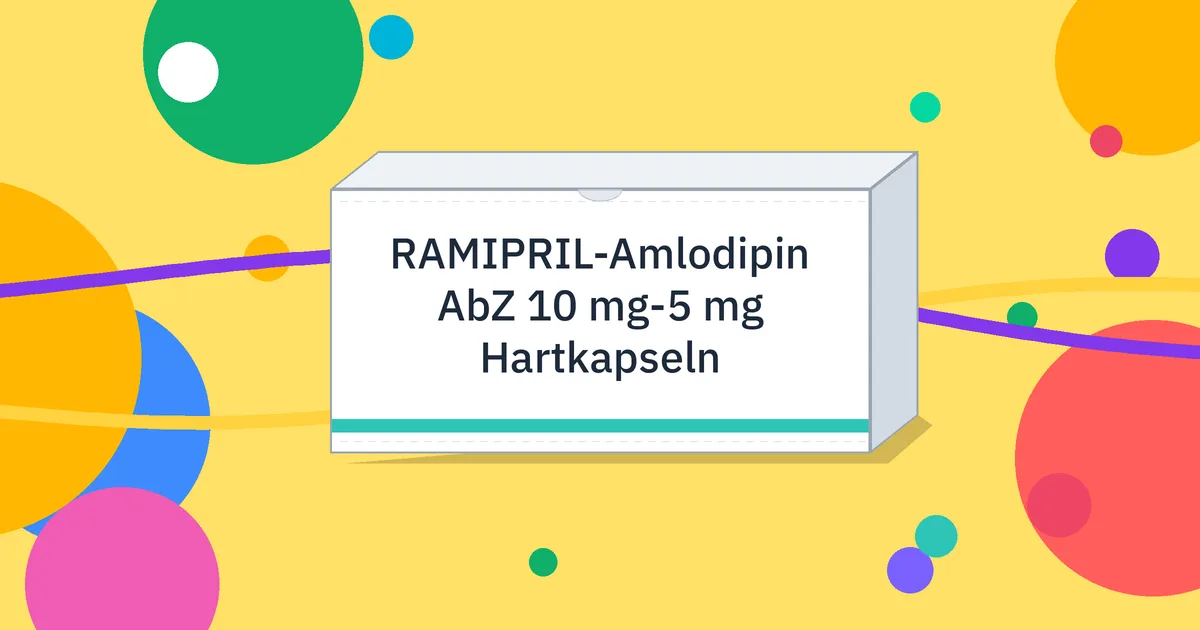 Symbolbild: Packung mit der Aufschrift RAMIPRIL-Amlodipin AbZ 10 mg-5 mg Hartkapseln (PZN 13578226) – Verfügbarkeit und Bezug in Apotheken in Frankfurt am Main