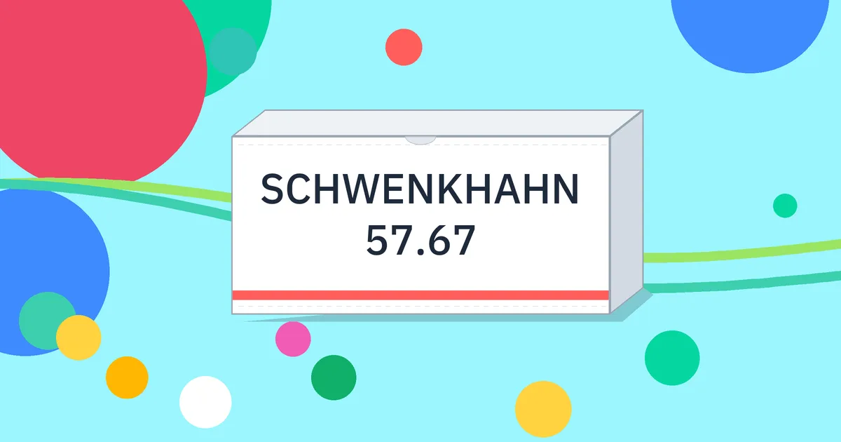 Symbolbild: Packung mit der Aufschrift SCHWENKHAHN 57.67 (PZN 00859722) – Verfügbarkeit und Bezug in Apotheken in Frankfurt am Main