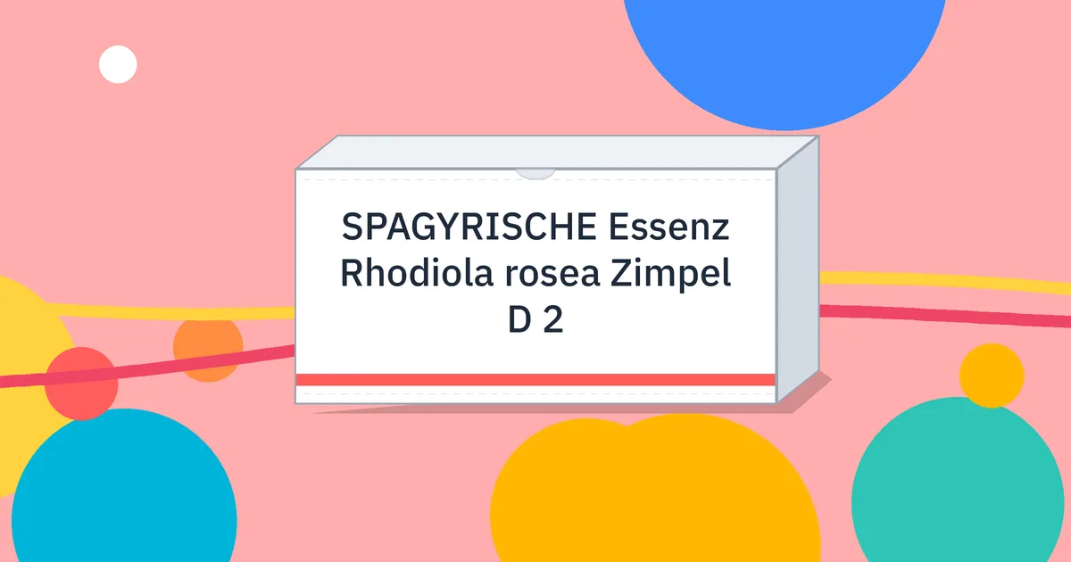 Symbolbild: Packung mit der Aufschrift SPAGYRISCHE Essenz Rhodiola rosea Zimpel D 2 (PZN 19906134) – Verfügbarkeit und Bezug in Apotheken in Frankfurt am Main