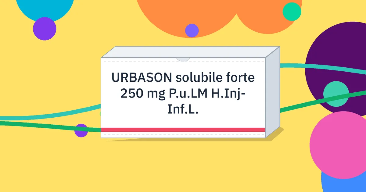Symbolbild: Packung mit der Aufschrift URBASON solubile forte 250 mg P.u.LM H.Inj-Inf.L. (PZN 01646632) – Verfügbarkeit und Bezug in Apotheken in Frankfurt am Main