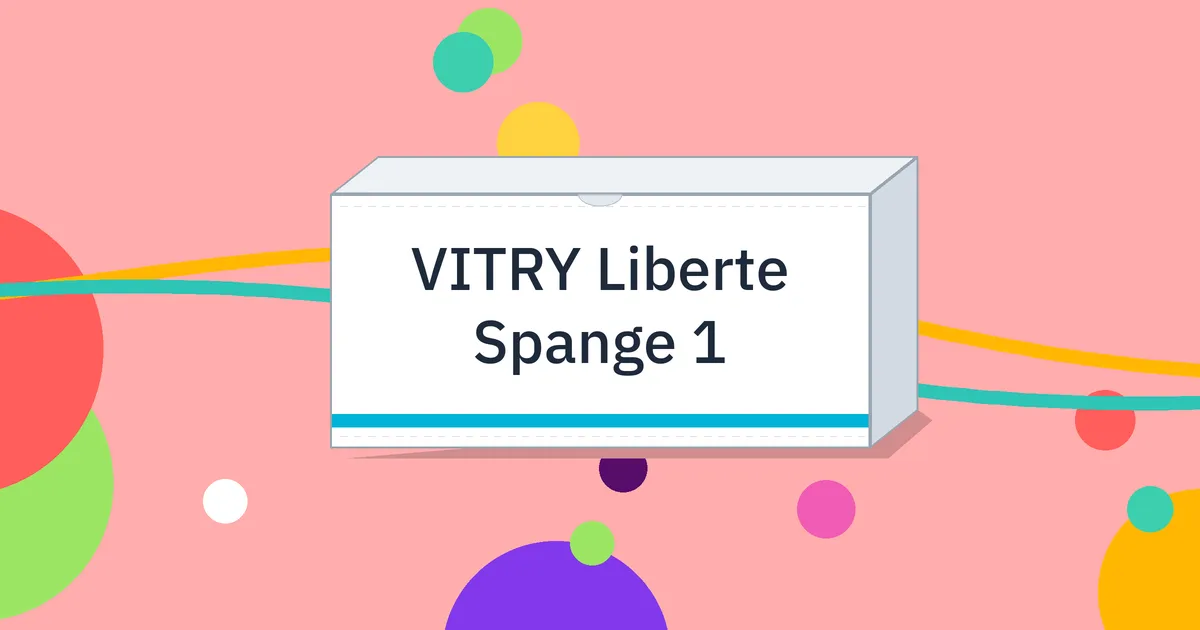 Symbolbild: Packung mit der Aufschrift VITRY Liberte Spange 1 (PZN 19066473) – Verfügbarkeit und Bezug in Apotheken in Frankfurt am Main