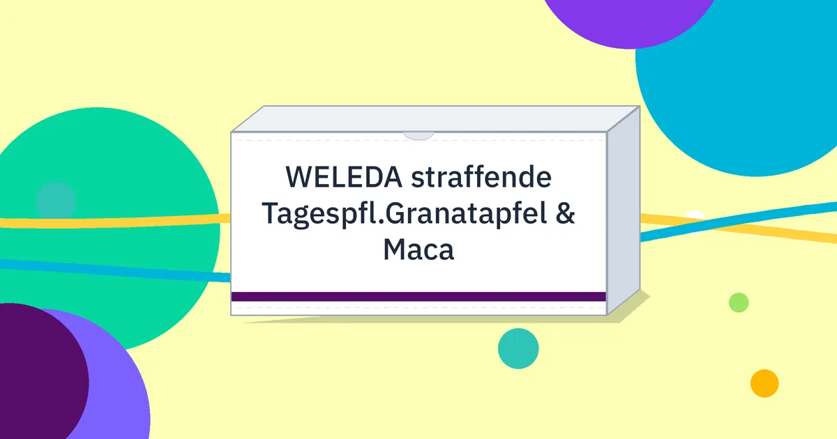 Symbolbild: Packung mit der Aufschrift WELEDA straffende Tagespfl.Granatapfel & Maca (PZN 18075056) – Verfügbarkeit und Bezug in Apotheken in Frankfurt am Main
