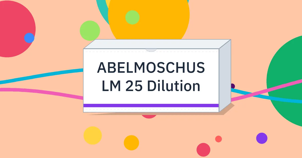 Symbolbild: Packung mit der Aufschrift ABELMOSCHUS LM 25 Dilution (PZN 12750350) – Verfügbarkeit und Bezug in Apotheken in Frankfurt am Main