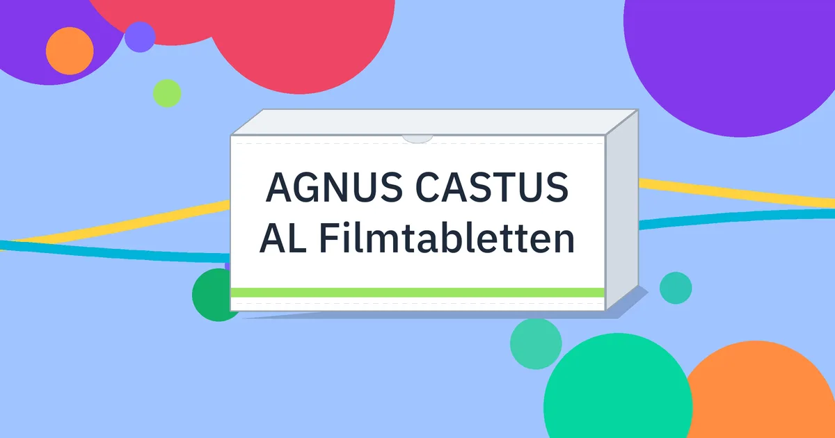 Symbolbild: Packung mit der Aufschrift AGNUS CASTUS AL Filmtabletten (PZN 00739478) – Verfügbarkeit und Bezug in Apotheken in Frankfurt am Main