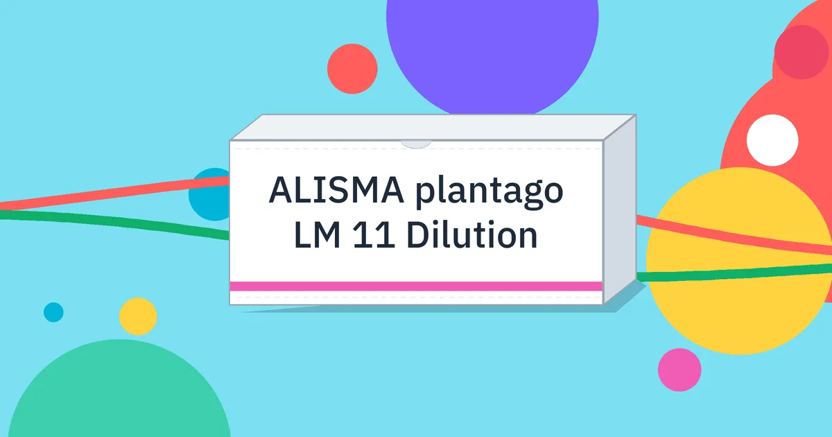 Symbolbild: Packung mit der Aufschrift ALISMA plantago LM 11 Dilution (PZN 13310593) – Verfügbarkeit und Bezug in Apotheken in Frankfurt am Main