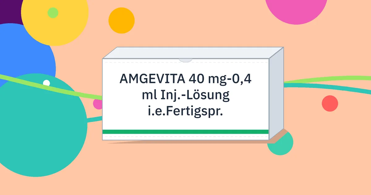 Symbolbild: Packung mit der Aufschrift AMGEVITA 40 mg-0,4 ml Inj.-Lösung i.e.Fertigspr. (PZN 19688217) – Verfügbarkeit und Bezug in Apotheken in Frankfurt am Main