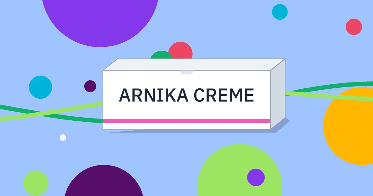 Symbolbild: Packung mit der Aufschrift ARNIKA CREME (PZN 02575779) – Verfügbarkeit und Bezug in Apotheken in Frankfurt am Main