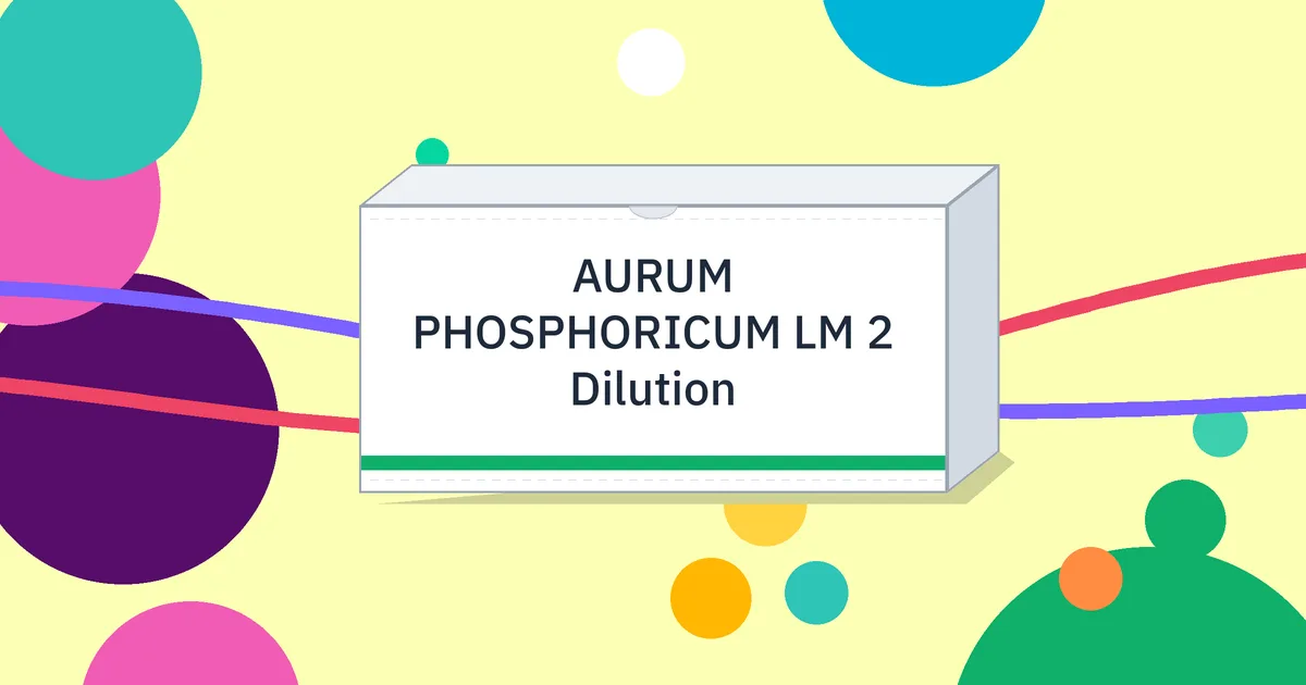 Symbolbild: Packung mit der Aufschrift AURUM PHOSPHORICUM LM 2 Dilution (PZN 13754858) – Verfügbarkeit und Bezug in Apotheken in Frankfurt am Main