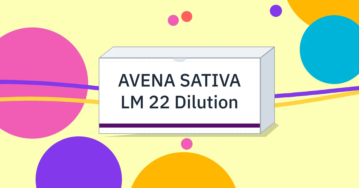 Symbolbild: Packung mit der Aufschrift AVENA SATIVA LM 22 Dilution (PZN 12786856) – Verfügbarkeit und Bezug in Apotheken in Frankfurt am Main