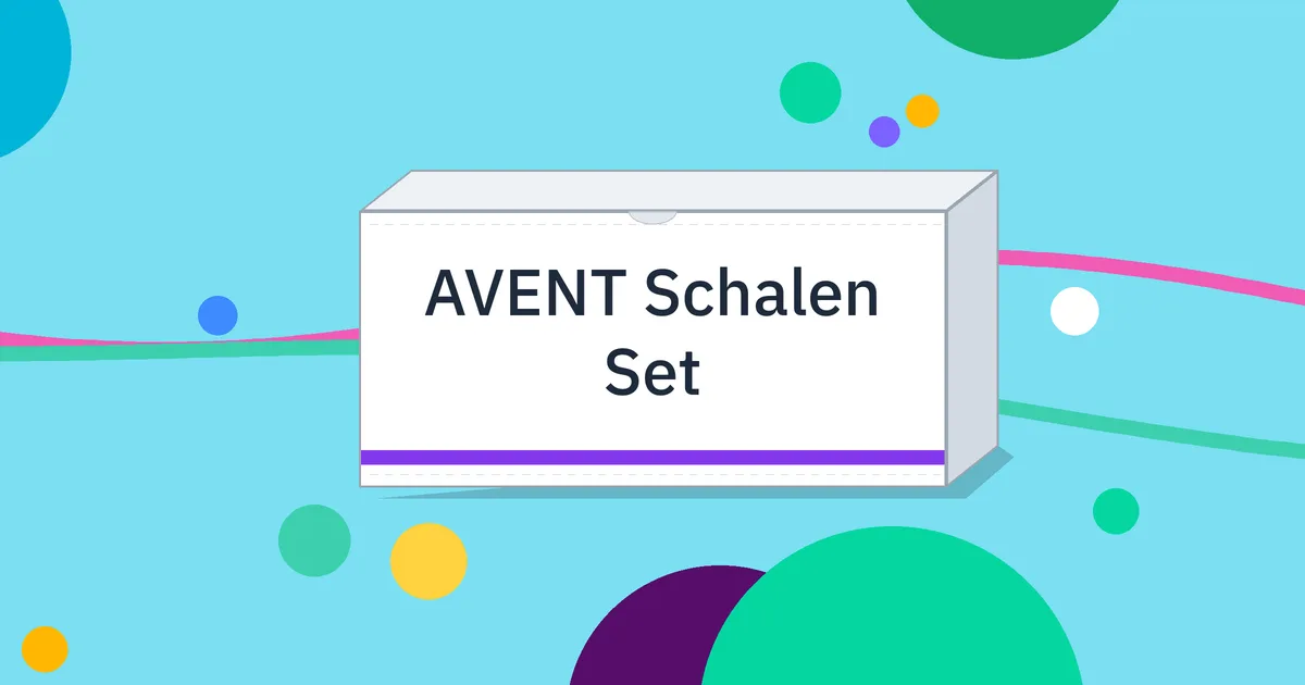 Symbolbild: Packung mit der Aufschrift AVENT Schalen Set (PZN 06106136) – Verfügbarkeit und Bezug in Apotheken in Frankfurt am Main
