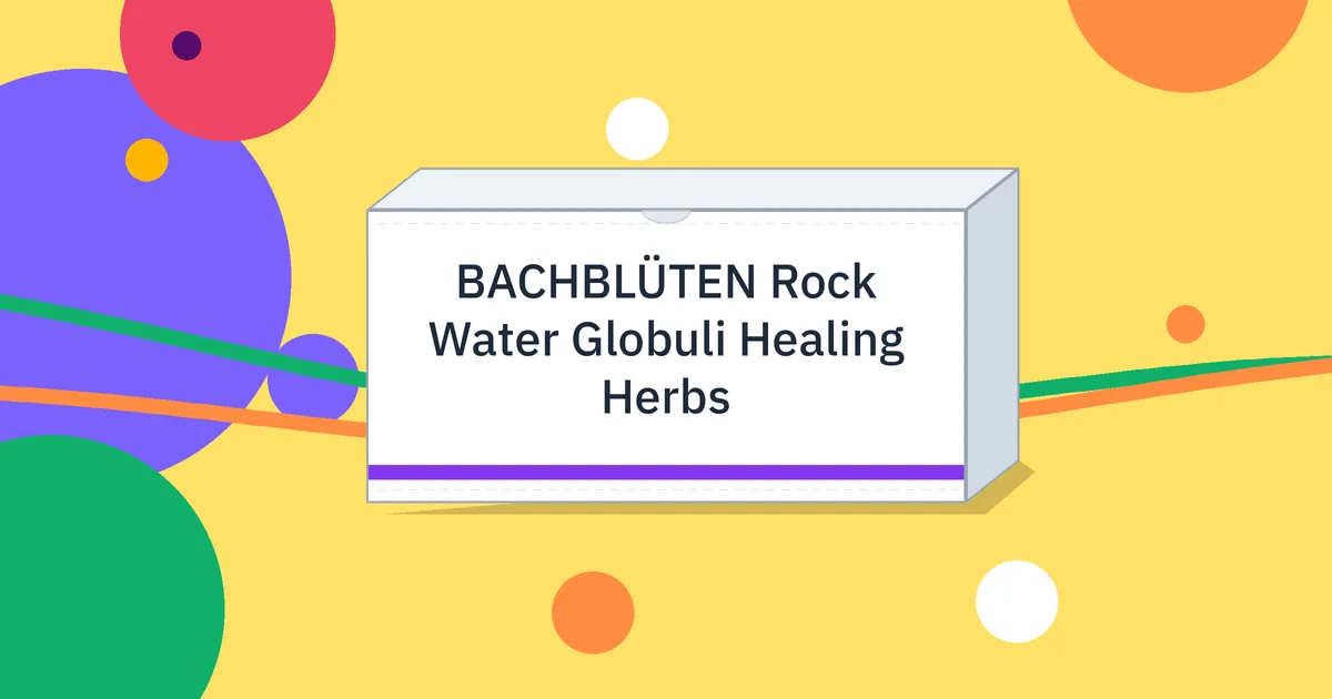 Symbolbild: Packung mit der Aufschrift BACHBLÜTEN Rock Water Globuli Healing Herbs (PZN 07366187) – Verfügbarkeit und Bezug in Apotheken in Frankfurt am Main