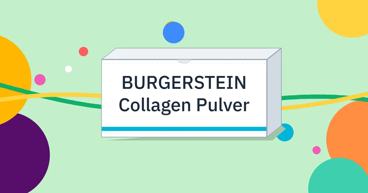 Symbolbild: Packung mit der Aufschrift BURGERSTEIN Collagen Pulver (PZN 20541962) – Verfügbarkeit und Bezug in Apotheken in Frankfurt am Main