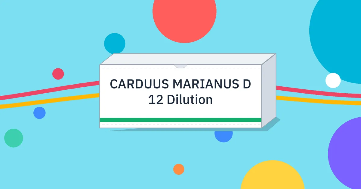 Symbolbild: Packung mit der Aufschrift CARDUUS MARIANUS D 12 Dilution (PZN 00180025) – Verfügbarkeit und Bezug in Apotheken in Frankfurt am Main