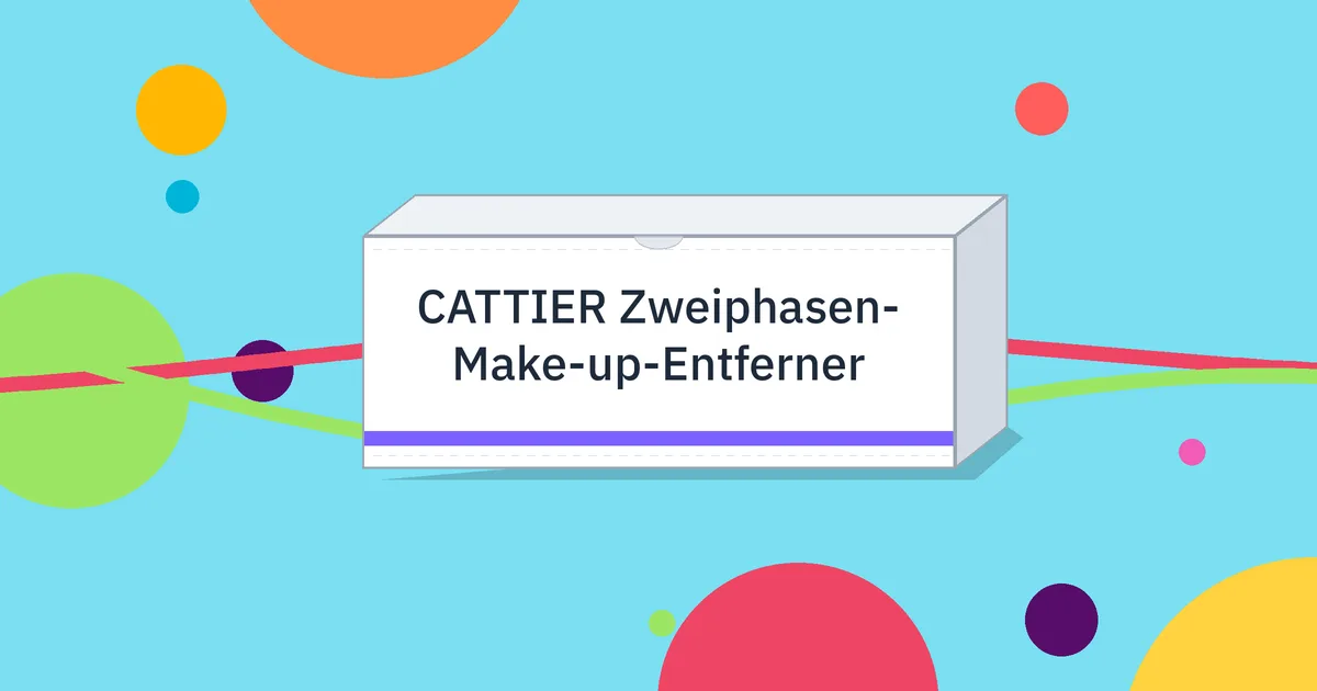 Symbolbild: Packung mit der Aufschrift CATTIER Zweiphasen-Make-up-Entferner (PZN 15869904) – Verfügbarkeit und Bezug in Apotheken in Frankfurt am Main