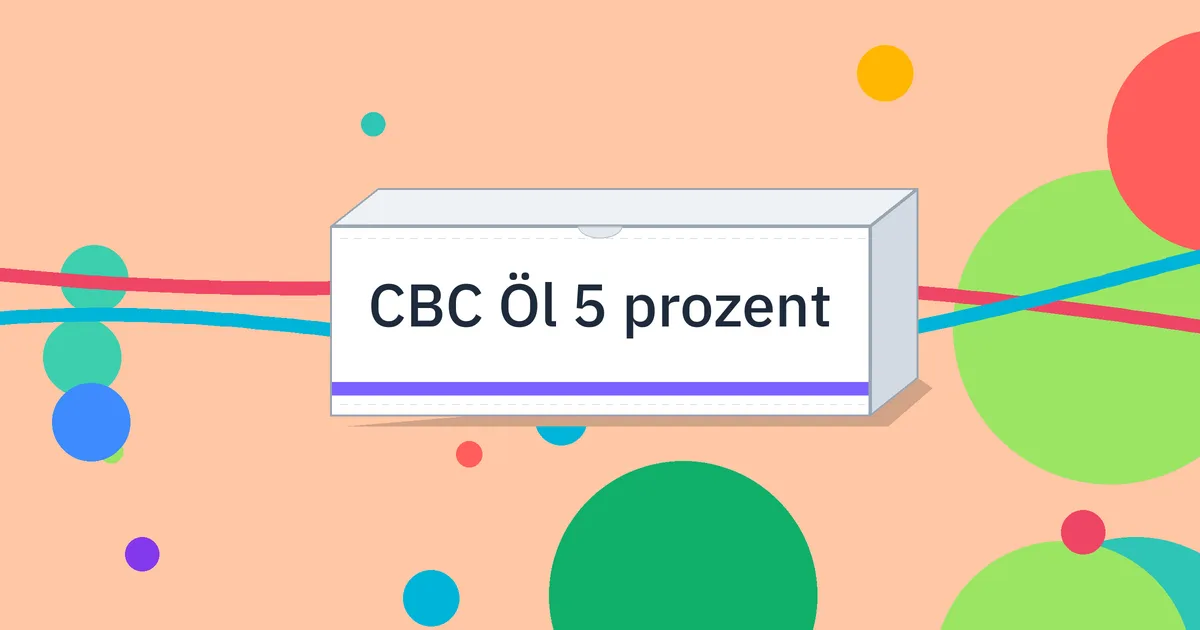 Symbolbild: Packung mit der Aufschrift CBC Öl 5 prozent (PZN 17438976) – Verfügbarkeit und Bezug in Apotheken in Frankfurt am Main
