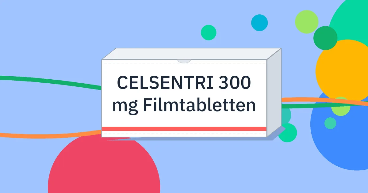 Symbolbild: Packung mit der Aufschrift CELSENTRI 300 mg Filmtabletten (PZN 12729226) – Verfügbarkeit und Bezug in Apotheken in Frankfurt am Main