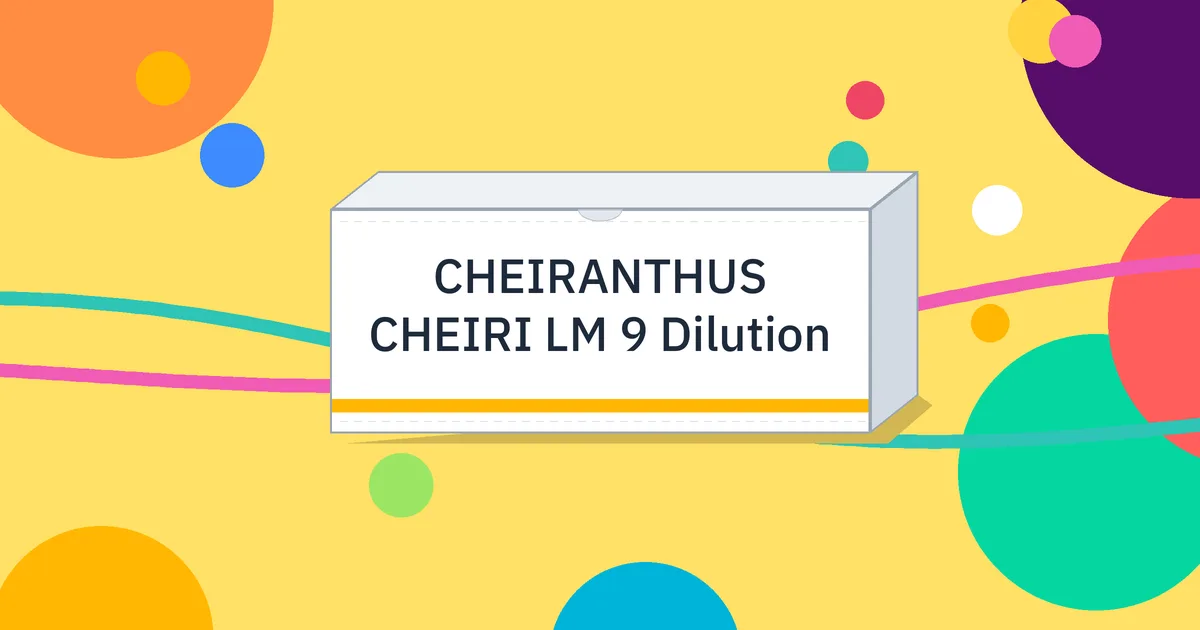 Symbolbild: Packung mit der Aufschrift CHEIRANTHUS CHEIRI LM 9 Dilution (PZN 13439387) – Verfügbarkeit und Bezug in Apotheken in Frankfurt am Main