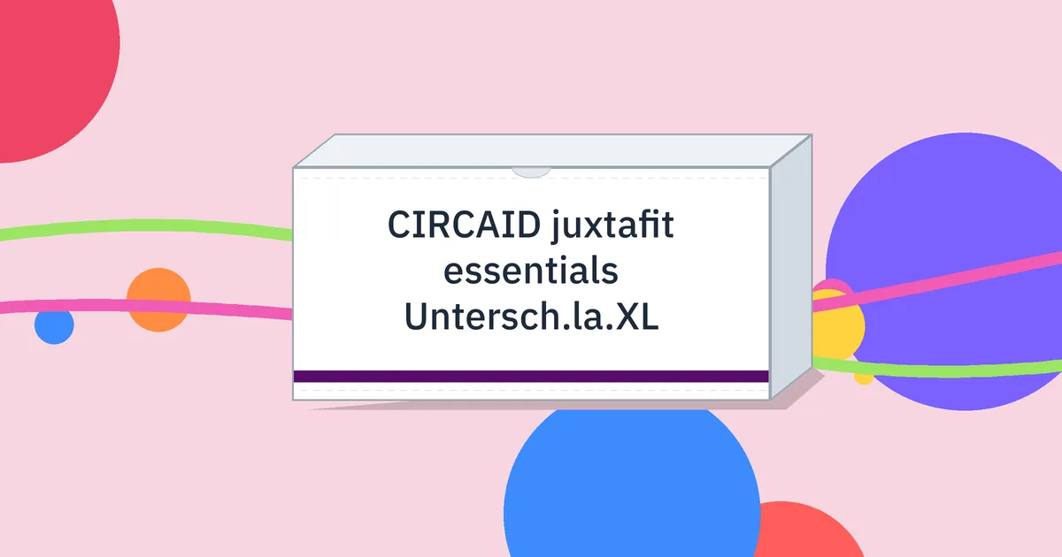 Symbolbild: Packung mit der Aufschrift CIRCAID juxtafit essentials Untersch.la.XL (PZN 17939224) – Verfügbarkeit und Bezug in Apotheken in Frankfurt am Main