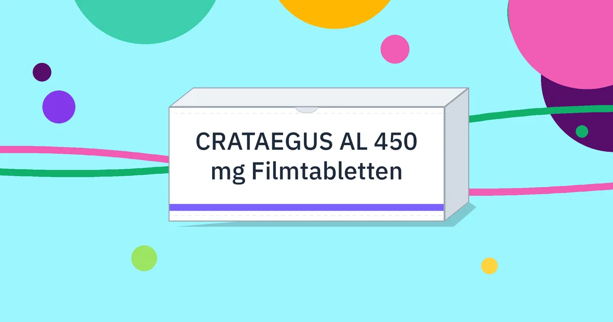 Symbolbild: Packung mit der Aufschrift CRATAEGUS AL 450 mg Filmtabletten (PZN 00013178) – Verfügbarkeit und Bezug in Apotheken in Frankfurt am Main