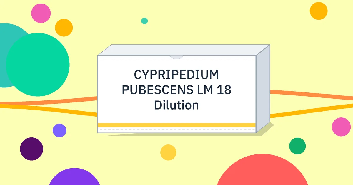 Symbolbild: Packung mit der Aufschrift CYPRIPEDIUM PUBESCENS LM 18 Dilution (PZN 13460134) – Verfügbarkeit und Bezug in Apotheken in Frankfurt am Main