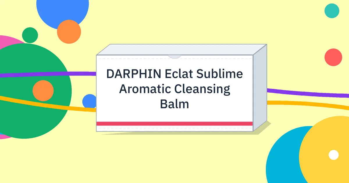 Symbolbild: Packung mit der Aufschrift DARPHIN Eclat Sublime Aromatic Cleansing Balm (PZN 18375605) – Verfügbarkeit und Bezug in Apotheken in Frankfurt am Main