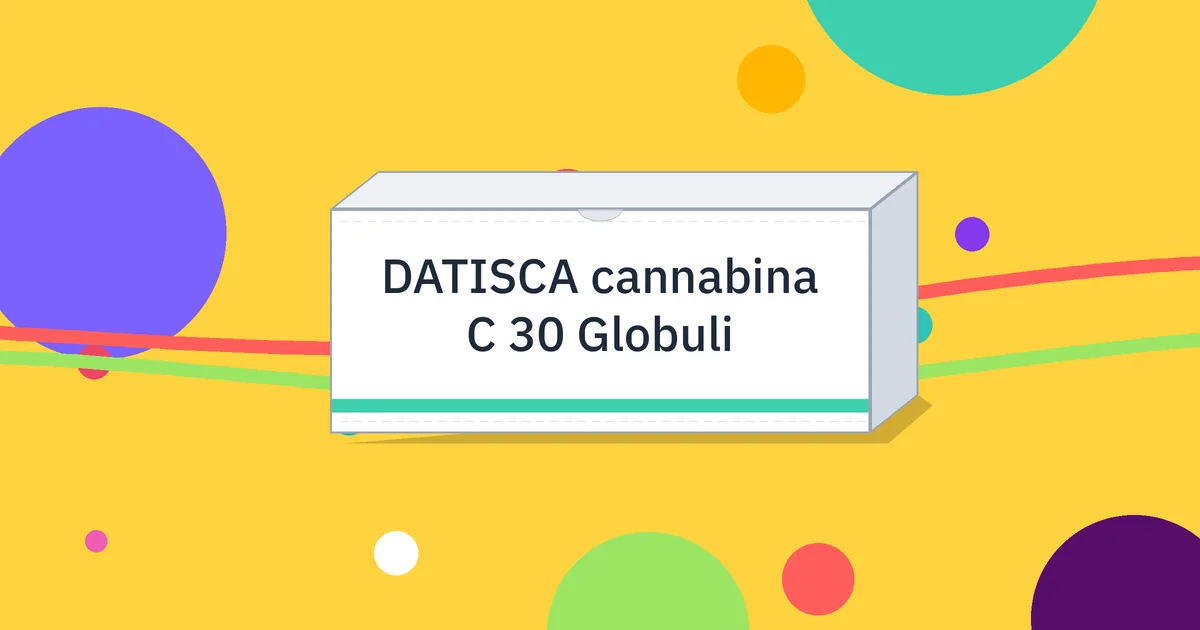 Symbolbild: Packung mit der Aufschrift DATISCA cannabina C 30 Globuli (PZN 16690544) – Verfügbarkeit und Bezug in Apotheken in Frankfurt am Main
