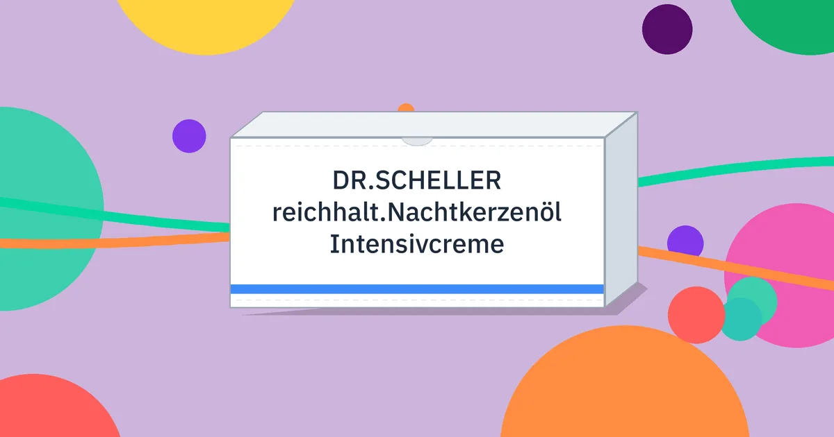 Symbolbild: Packung mit der Aufschrift DR.SCHELLER reichhalt.Nachtkerzenöl Intensivcreme (PZN 19480178) – Verfügbarkeit und Bezug in Apotheken in Frankfurt am Main