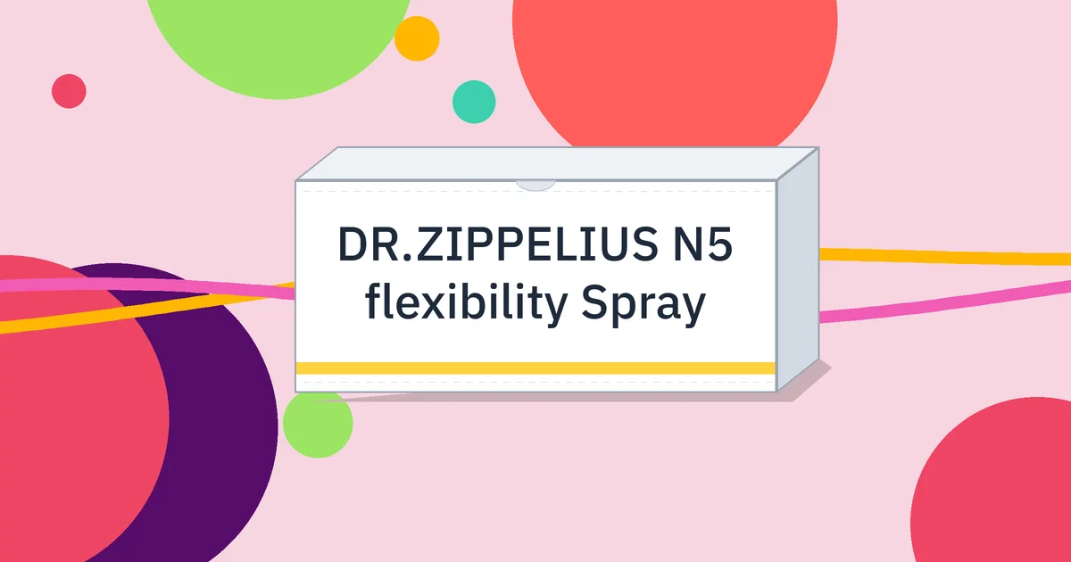 Symbolbild: Packung mit der Aufschrift DR.ZIPPELIUS N5 flexibility Spray (PZN 09292352) – Verfügbarkeit und Bezug in Apotheken in Frankfurt am Main