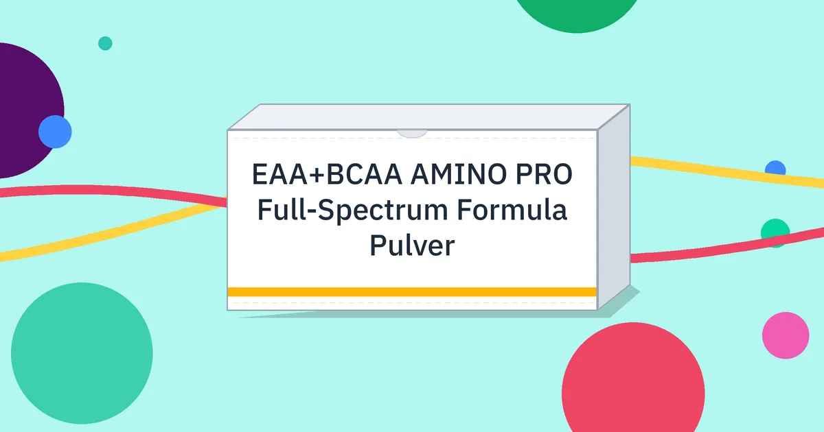 Symbolbild: Packung mit der Aufschrift EAA+BCAA AMINO PRO Full-Spectrum Formula Pulver (PZN 18450117) – Verfügbarkeit und Bezug in Apotheken in Frankfurt am Main