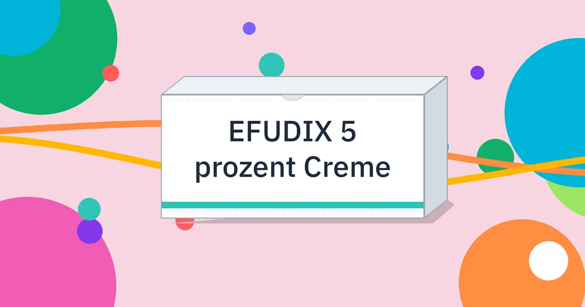 Symbolbild: Packung mit der Aufschrift EFUDIX 5 prozent Creme (PZN 18907054) – Verfügbarkeit und Bezug in Apotheken in Frankfurt am Main