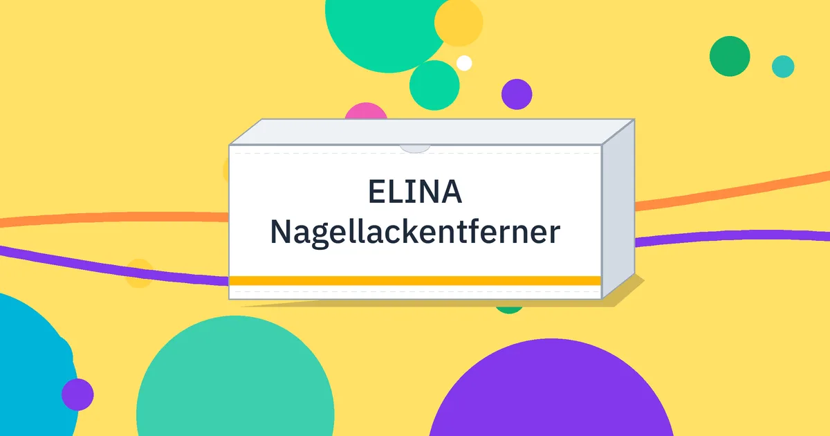 Symbolbild: Packung mit der Aufschrift ELINA Nagellackentferner (PZN 10779154) – Verfügbarkeit und Bezug in Apotheken in Frankfurt am Main