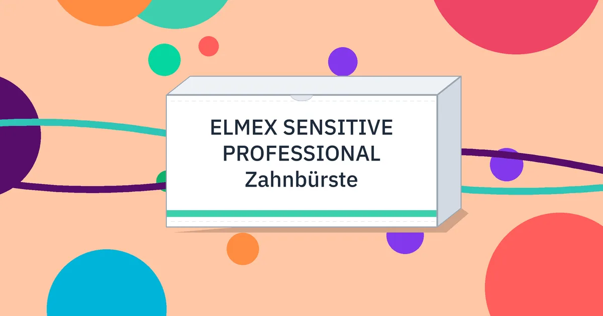 Symbolbild: Packung mit der Aufschrift ELMEX SENSITIVE PROFESSIONAL Zahnbürste (PZN 07776732) – Verfügbarkeit und Bezug in Apotheken in Frankfurt am Main