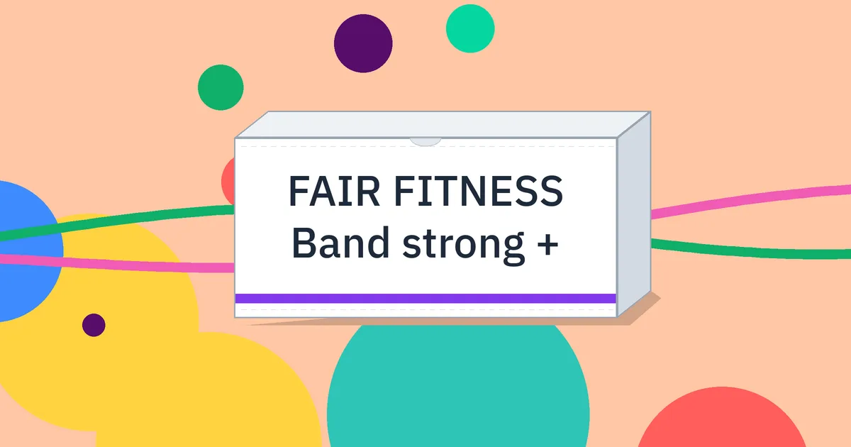 Symbolbild: Packung mit der Aufschrift FAIR FITNESS Band strong + (PZN 19549013) – Verfügbarkeit und Bezug in Apotheken in Frankfurt am Main