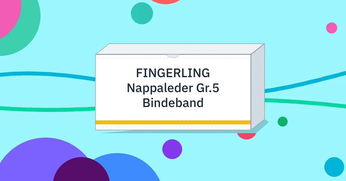 Symbolbild: Packung mit der Aufschrift FINGERLING Nappaleder Gr.5 Bindeband (PZN 03160980) – Verfügbarkeit und Bezug in Apotheken in Frankfurt am Main