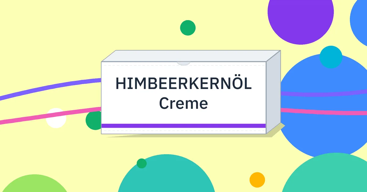 Symbolbild: Packung mit der Aufschrift HIMBEERKERNÖL Creme (PZN 19338368) – Verfügbarkeit und Bezug in Apotheken in Frankfurt am Main