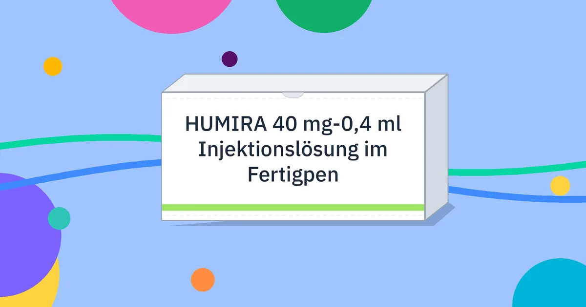 Symbolbild: Packung mit der Aufschrift HUMIRA 40 mg-0,4 ml Injektionslösung im Fertigpen (PZN 16743890) – Verfügbarkeit und Bezug in Apotheken in Frankfurt am Main
