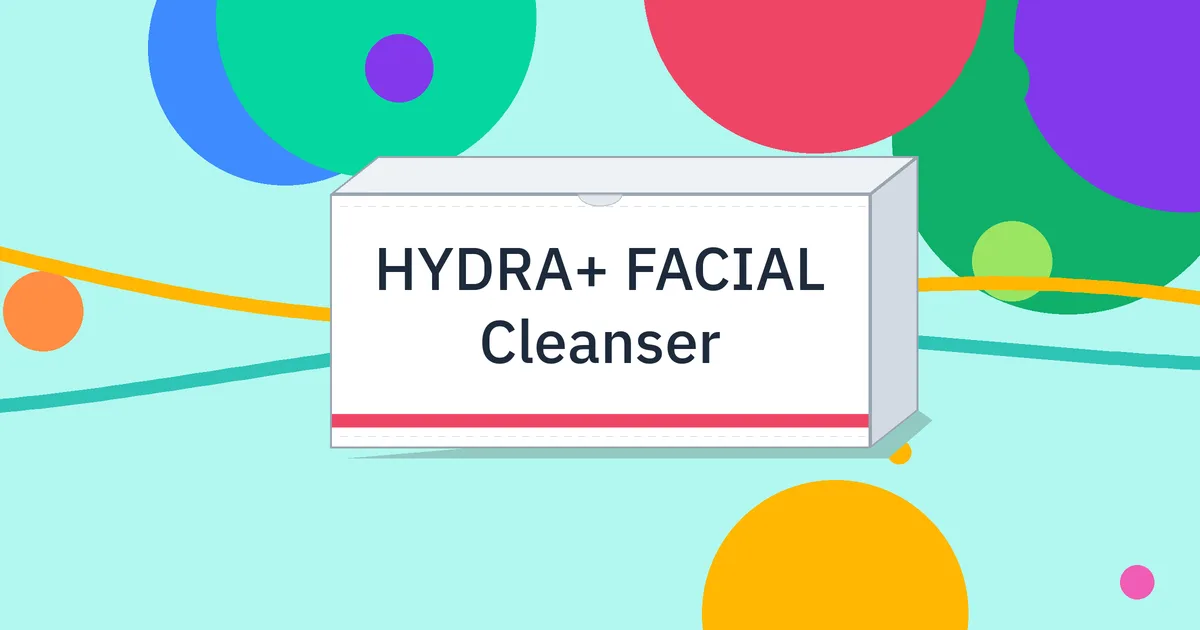 Symbolbild: Packung mit der Aufschrift HYDRA+ FACIAL Cleanser (PZN 17886232) – Verfügbarkeit und Bezug in Apotheken in Frankfurt am Main