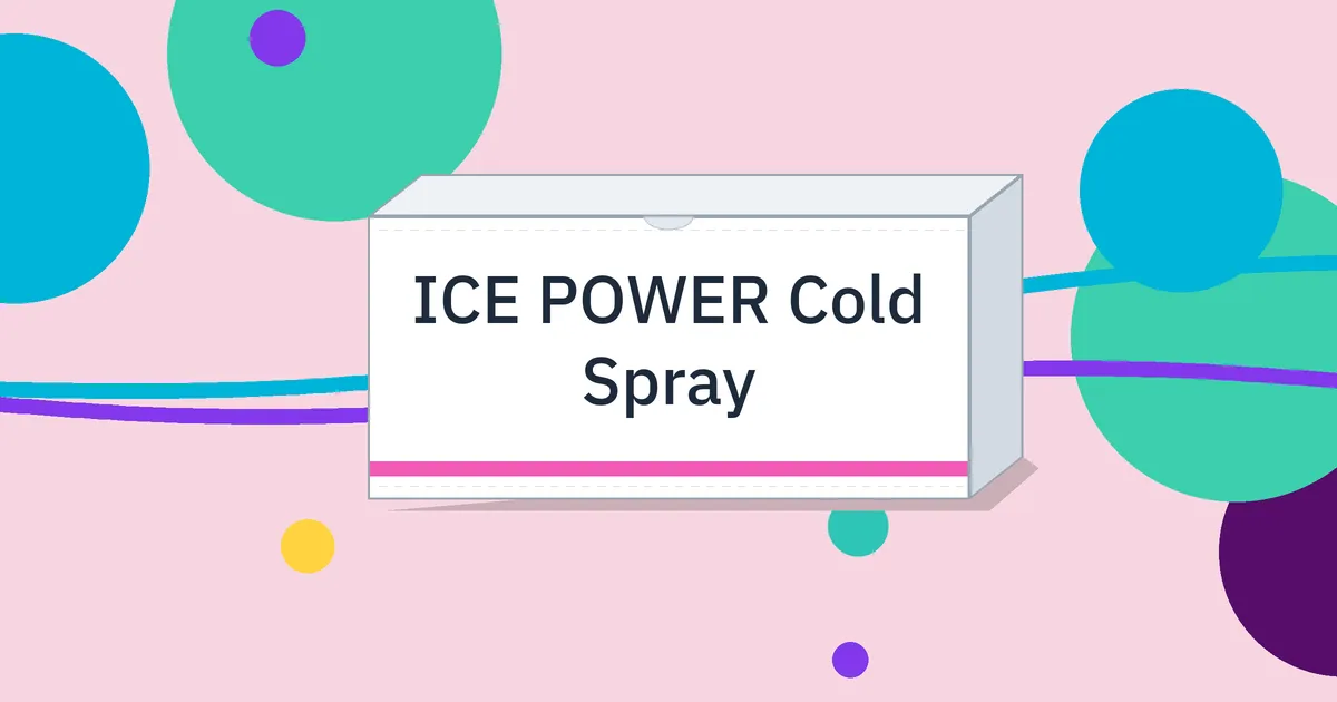 Symbolbild: Packung mit der Aufschrift ICE POWER Cold Spray (PZN 12505082) – Verfügbarkeit und Bezug in Apotheken in Frankfurt am Main