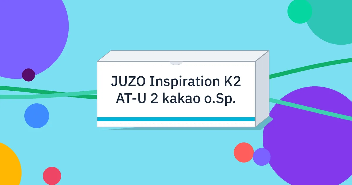 Symbolbild: Packung mit der Aufschrift JUZO Inspiration K2 AT-U 2 kakao o.Sp. (PZN 14927491) – Verfügbarkeit und Bezug in Apotheken in Frankfurt am Main