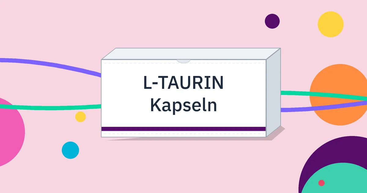 Symbolbild: Packung mit der Aufschrift L-TAURIN Kapseln (PZN 10310440) – Verfügbarkeit und Bezug in Apotheken in Frankfurt am Main
