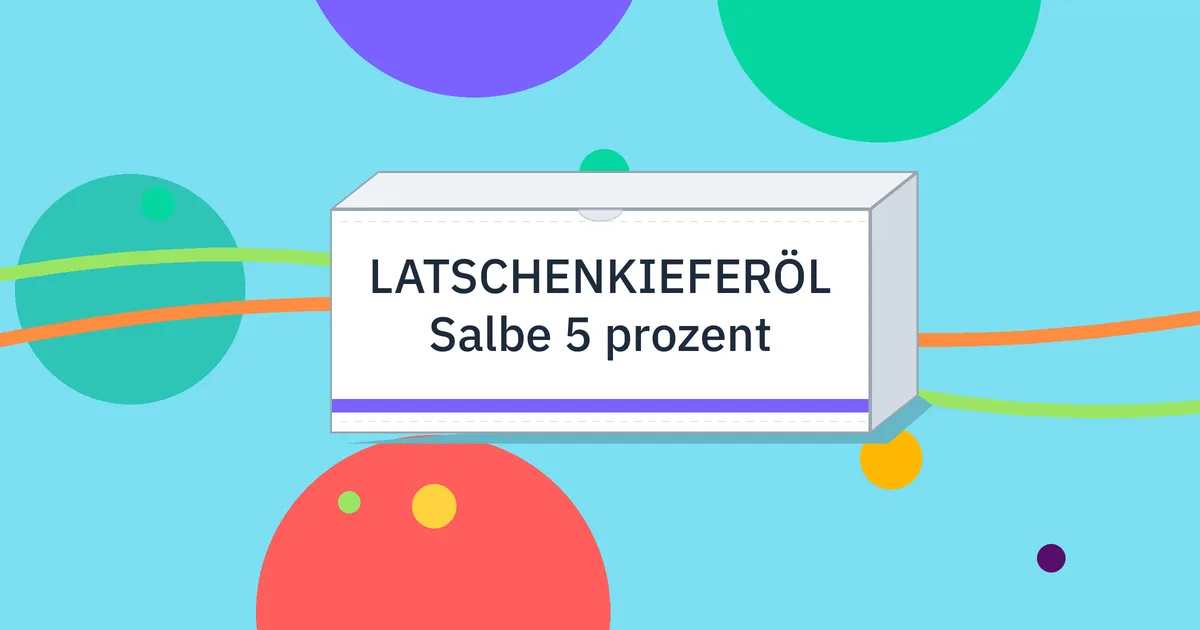 Symbolbild: Packung mit der Aufschrift LATSCHENKIEFERÖL Salbe 5 prozent (PZN 16573028) – Verfügbarkeit und Bezug in Apotheken in Frankfurt am Main