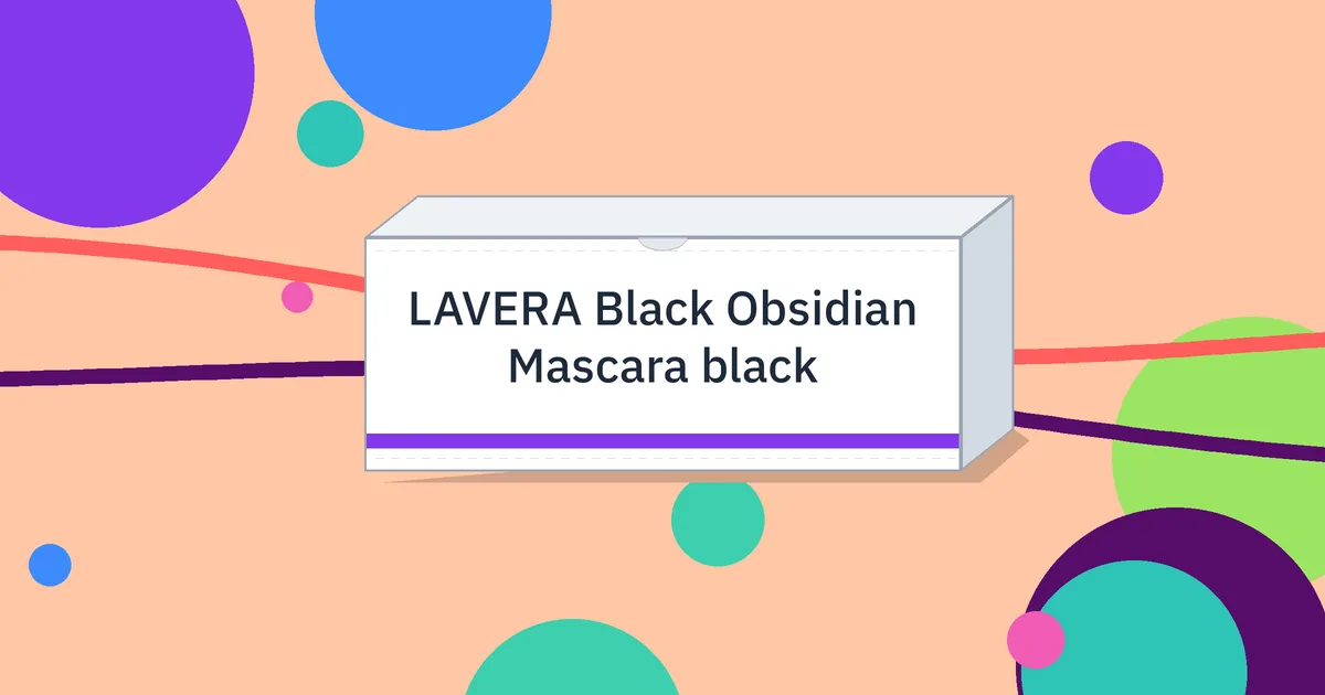 Symbolbild: Packung mit der Aufschrift LAVERA Black Obsidian Mascara black (PZN 18097135) – Verfügbarkeit und Bezug in Apotheken in Frankfurt am Main