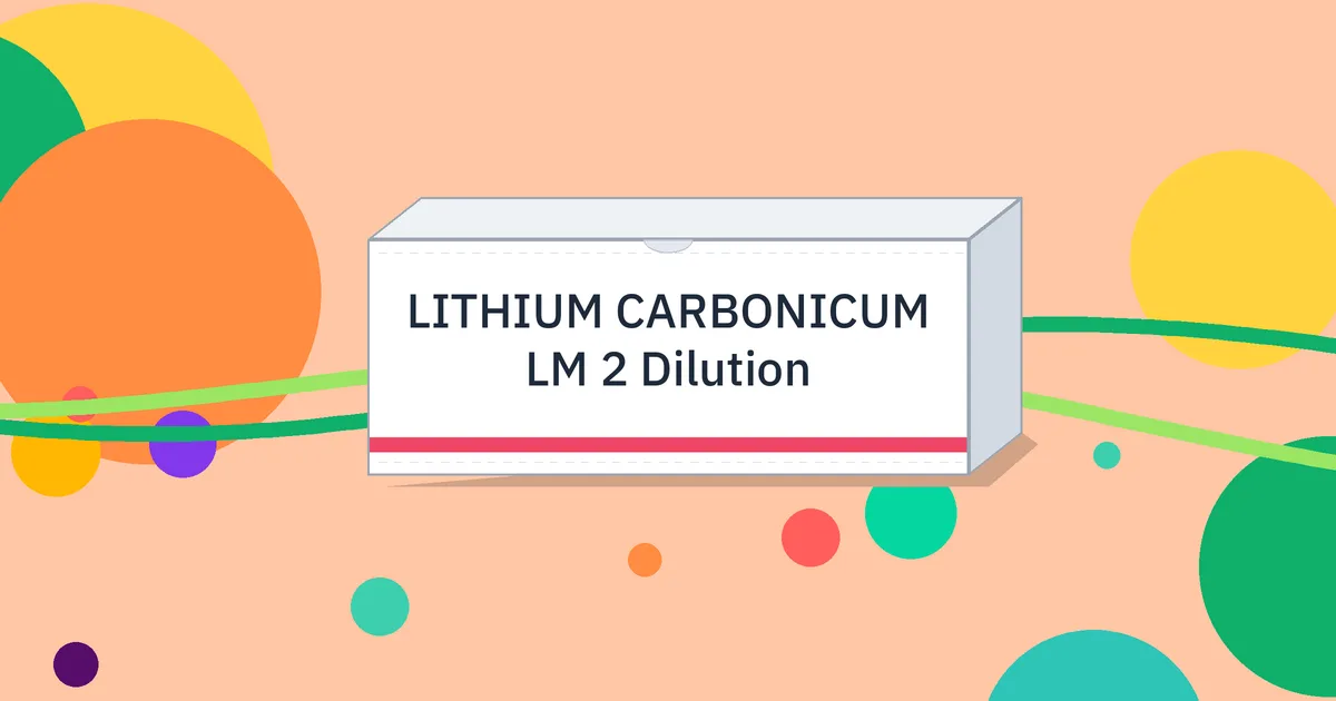 Symbolbild: Packung mit der Aufschrift LITHIUM CARBONICUM LM 2 Dilution (PZN 12931436) – Verfügbarkeit und Bezug in Apotheken in Frankfurt am Main
