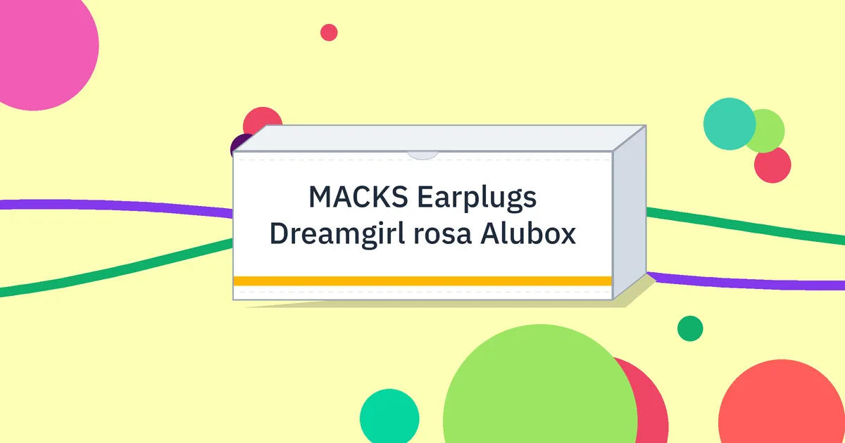 Symbolbild: Packung mit der Aufschrift MACKS Earplugs Dreamgirl rosa Alubox (PZN 16820797) – Verfügbarkeit und Bezug in Apotheken in Frankfurt am Main