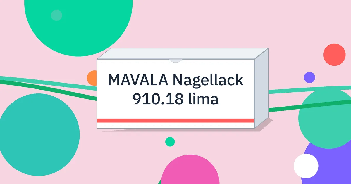 Symbolbild: Packung mit der Aufschrift MAVALA Nagellack 910.18 lima (PZN 14051047) – Verfügbarkeit und Bezug in Apotheken in Frankfurt am Main