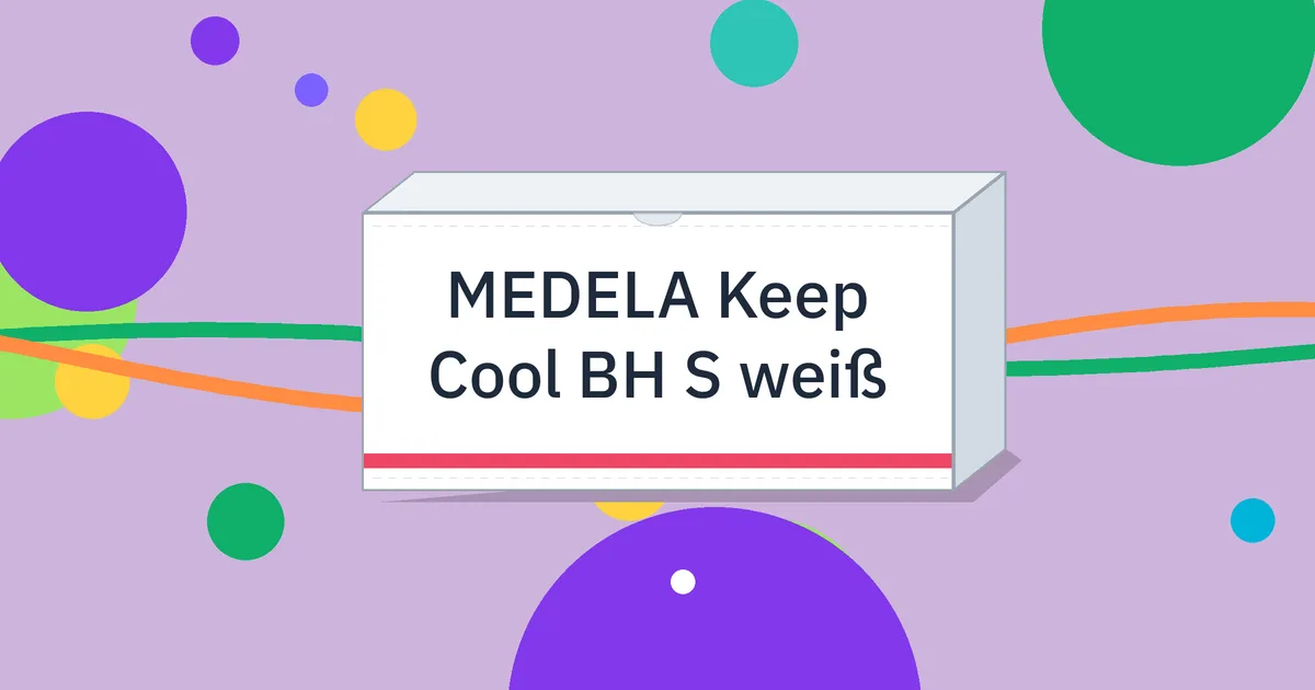 Symbolbild: Packung mit der Aufschrift MEDELA Keep Cool BH S weiß (PZN 18269234) – Verfügbarkeit und Bezug in Apotheken in Frankfurt am Main