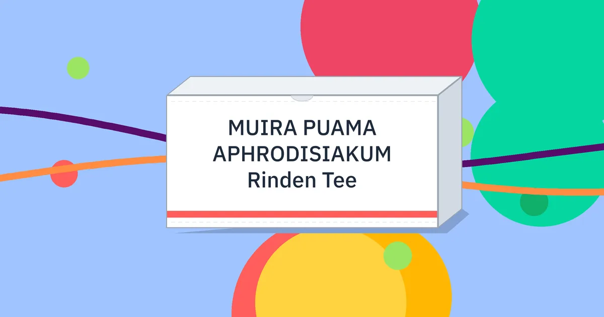 Symbolbild: Packung mit der Aufschrift MUIRA PUAMA APHRODISIAKUM Rinden Tee (PZN 15242559) – Verfügbarkeit und Bezug in Apotheken in Frankfurt am Main
