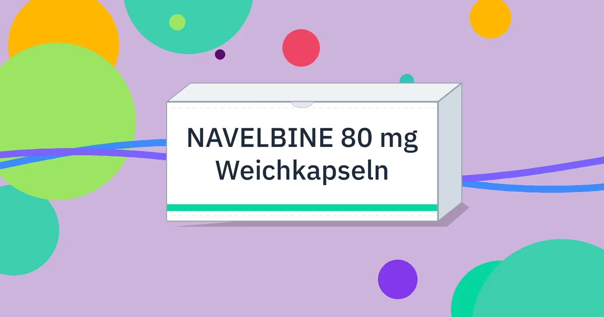 Symbolbild: Packung mit der Aufschrift NAVELBINE 80 mg Weichkapseln (PZN 17231962) – Verfügbarkeit und Bezug in Apotheken in Frankfurt am Main