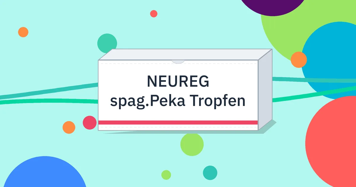 Symbolbild: Packung mit der Aufschrift NEUREG spag.Peka Tropfen (PZN 01953038) – Verfügbarkeit und Bezug in Apotheken in Frankfurt am Main