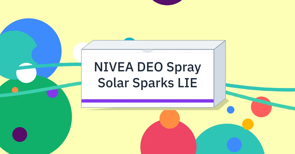 Symbolbild: Packung mit der Aufschrift NIVEA DEO Spray Solar Sparks LIE (PZN 20700053) – Verfügbarkeit und Bezug in Apotheken in Frankfurt am Main